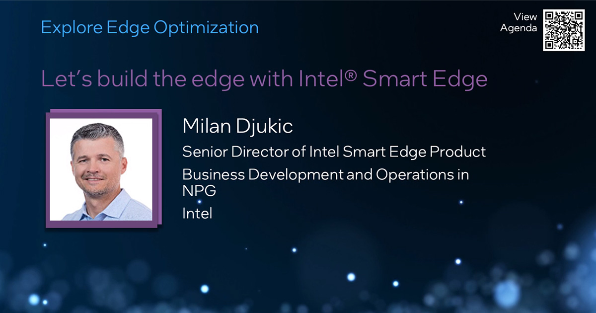 Let’s build the edge with Intel® Smart Edge | Intel® Network Builders